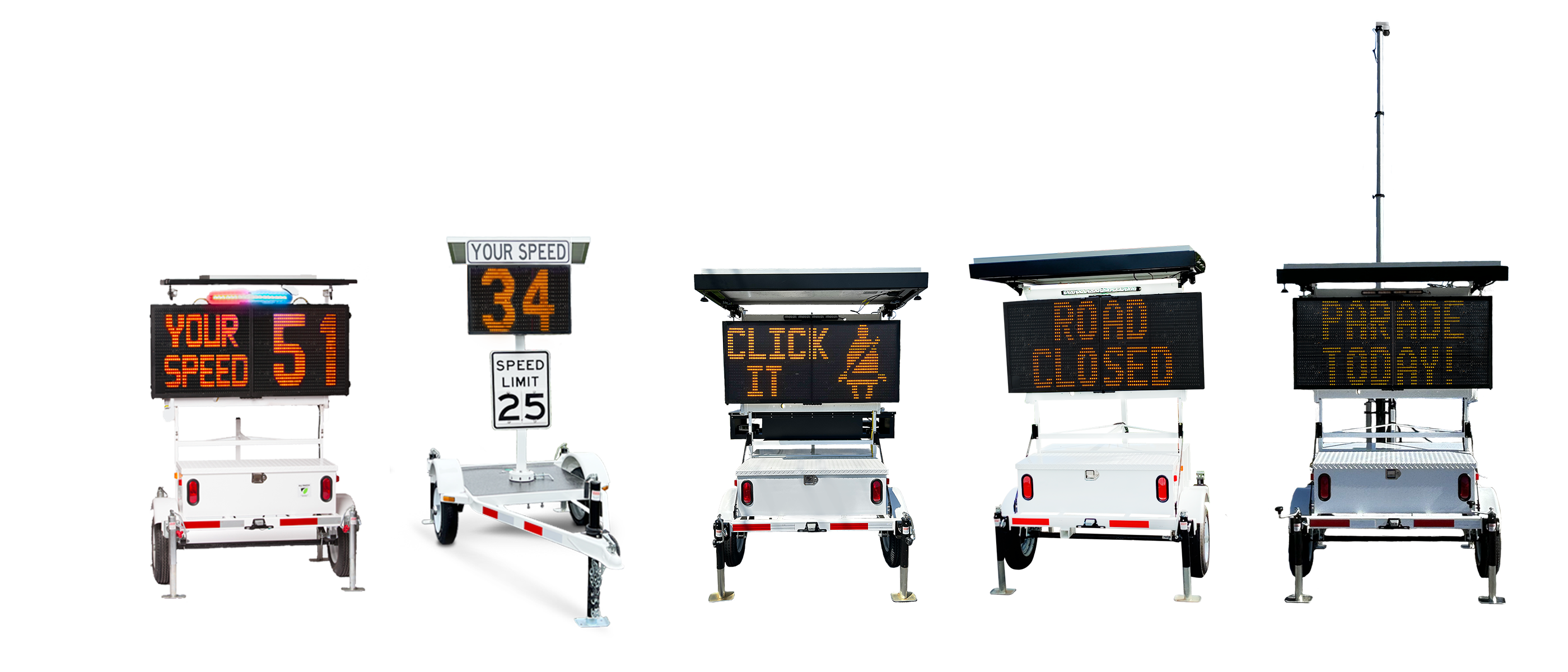 Radar Speed Trailers with Messaging | All Traffic Solutions
